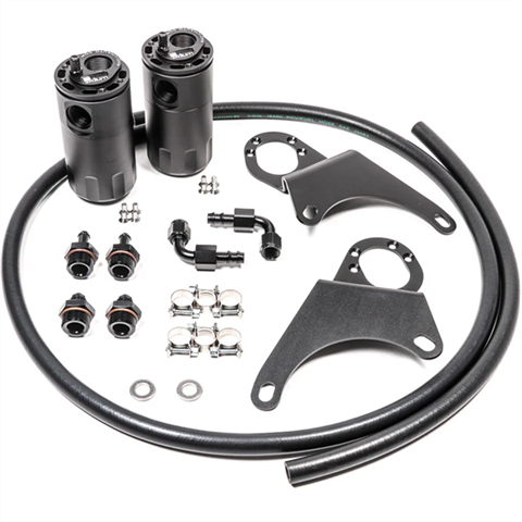 Dual Catch Can Kit Radium Mitsubishi EVO 8/9 - 20-0118-FL, Radium ...